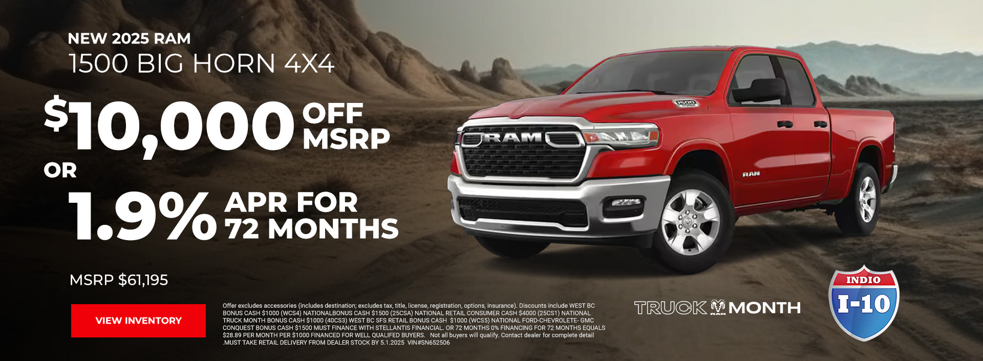 Chrysler, Dodge, Jeep, and RAM Dealer in Indio, CA | I-10 CDJR